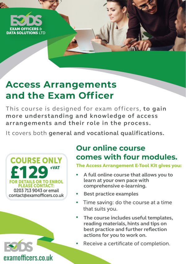 Access Arrangements E-Toolkit - Exam Officers